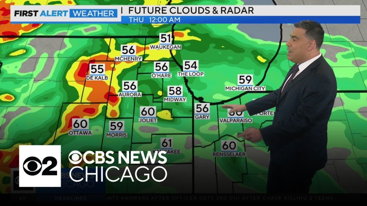 Widespread storms again overnight Wednesday into Thursday in Chicago ...