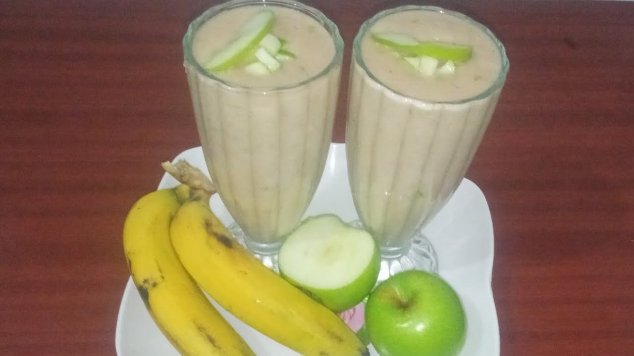 APPLE and BANANA SMOOTHIE - YouTube