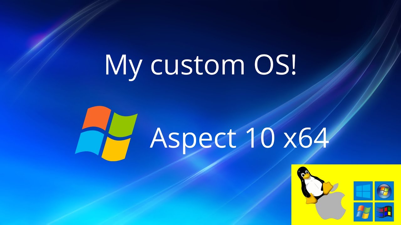Taking a look at my custom OS! (not complete yet) - YouTube