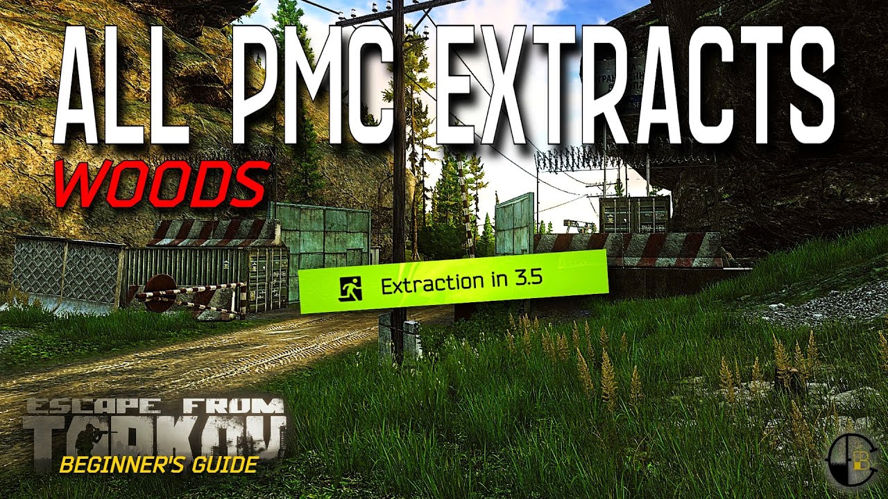 How to Find All PMC Exfils on Woods | Escape from Tarkov Beginner's ...