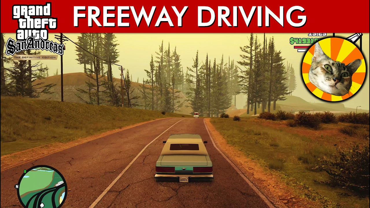 Driving on the freeways (after update) | Just Driving #249 | GTA: San ...