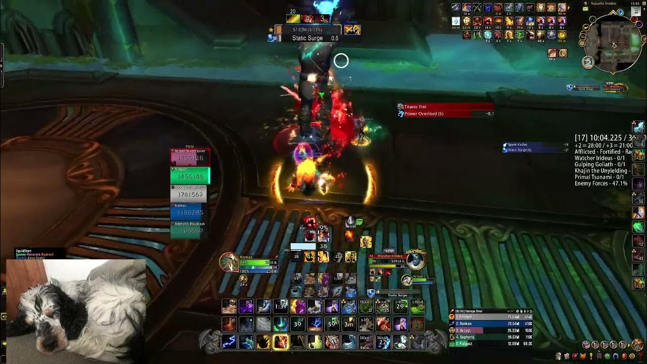 +17 Halls of Infusion Fortified | M+ DF S4 Elemental Shaman PoV - YouTube