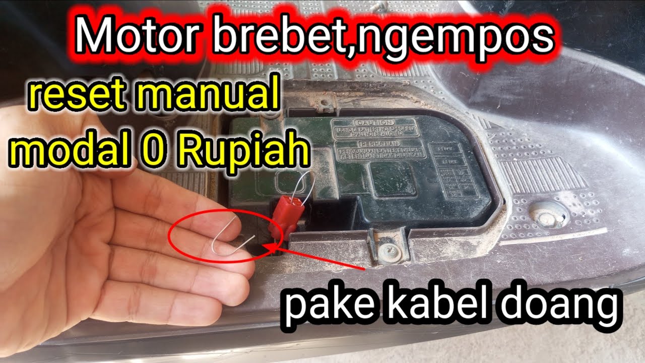 Cara reset ECU,reset manual motor scoopy beat fi dan vario MODAL 0 ...