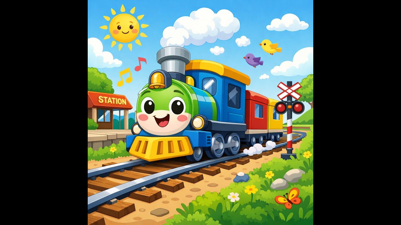 Go Go Train! 🚆 (Toddler Good Night Version) | Original Kids Song by ...
