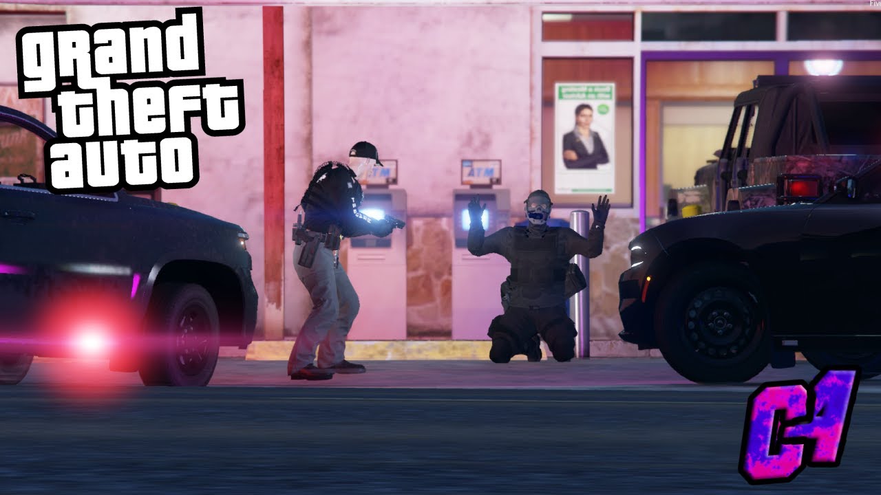 GTA 5 Roleplay - GTA:RP 1 - Bank Robber Surrendering for a Happy Meal ...