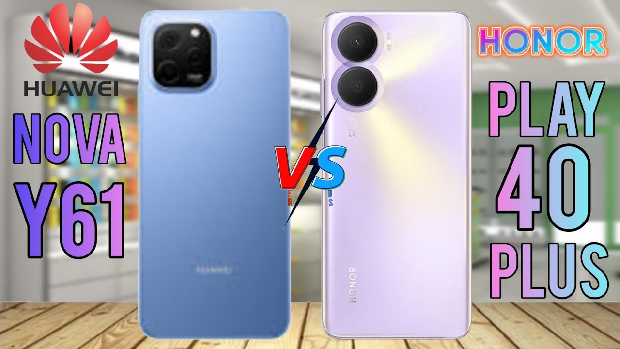 Huawei Nova Y61 vs Honor Play 40 Plus - YouTube