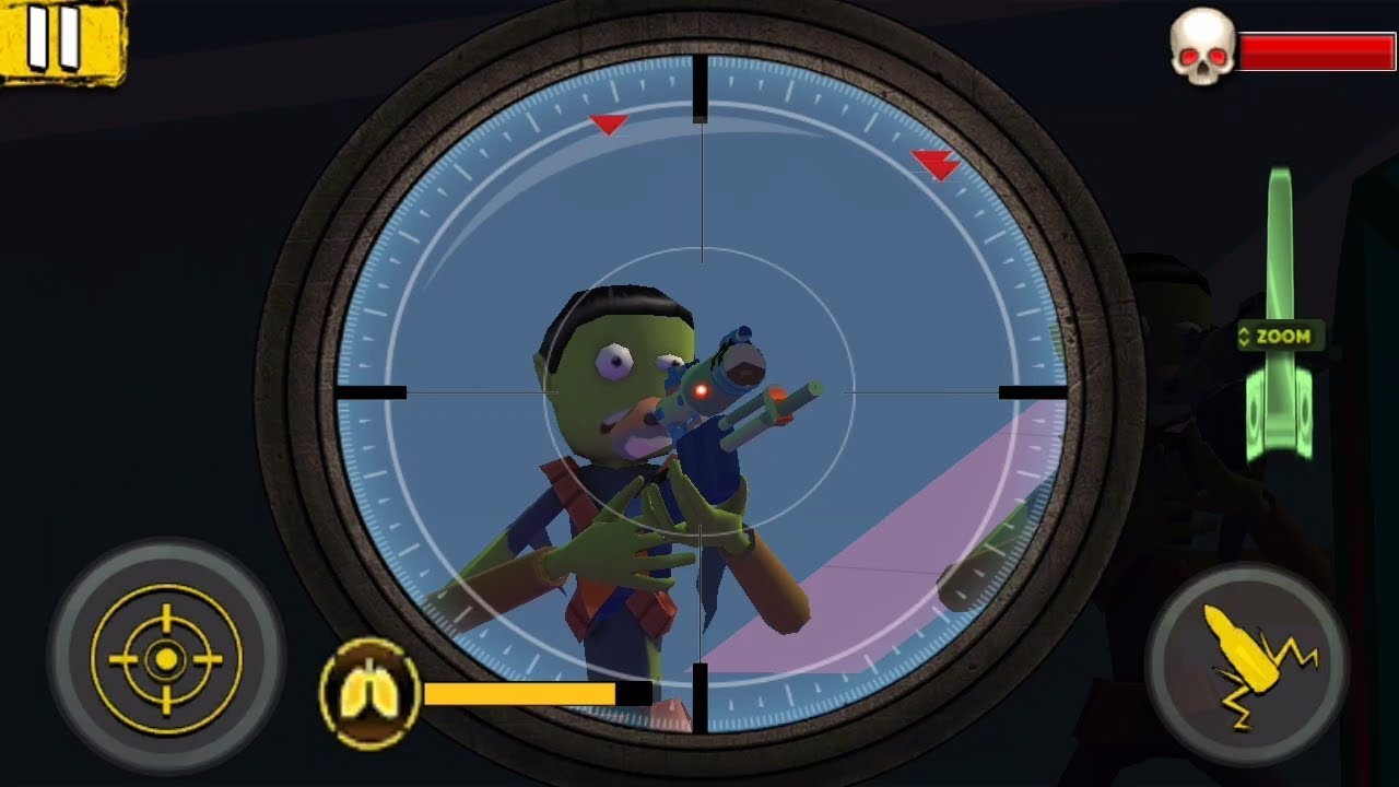 Halloween Sniper: Scary Zombies Semiautomatic | Android Gameplay #4 ...