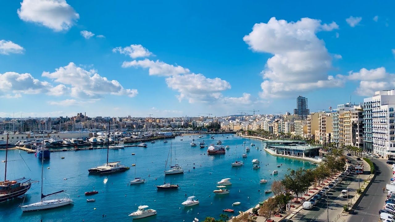 Stunning Sea View from my Balcony of Pebbles Aparthotel @ Sliema, Malta ...