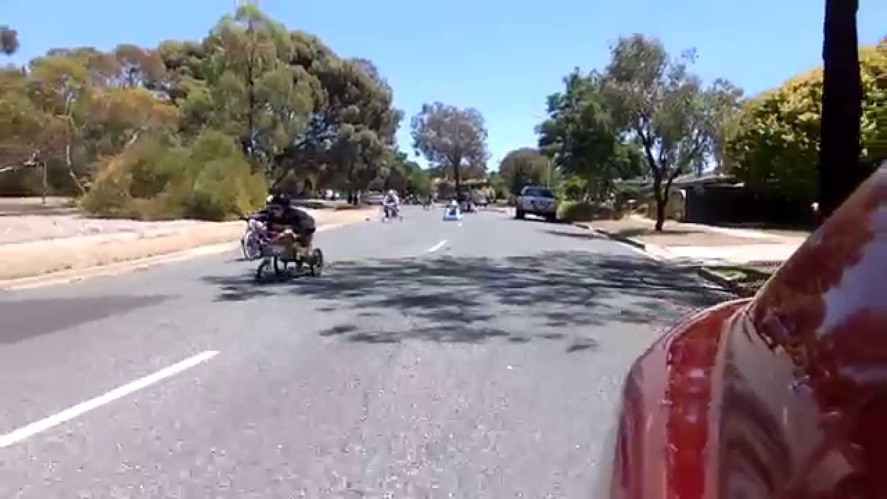 Australia Day eski billy cart race - YouTube