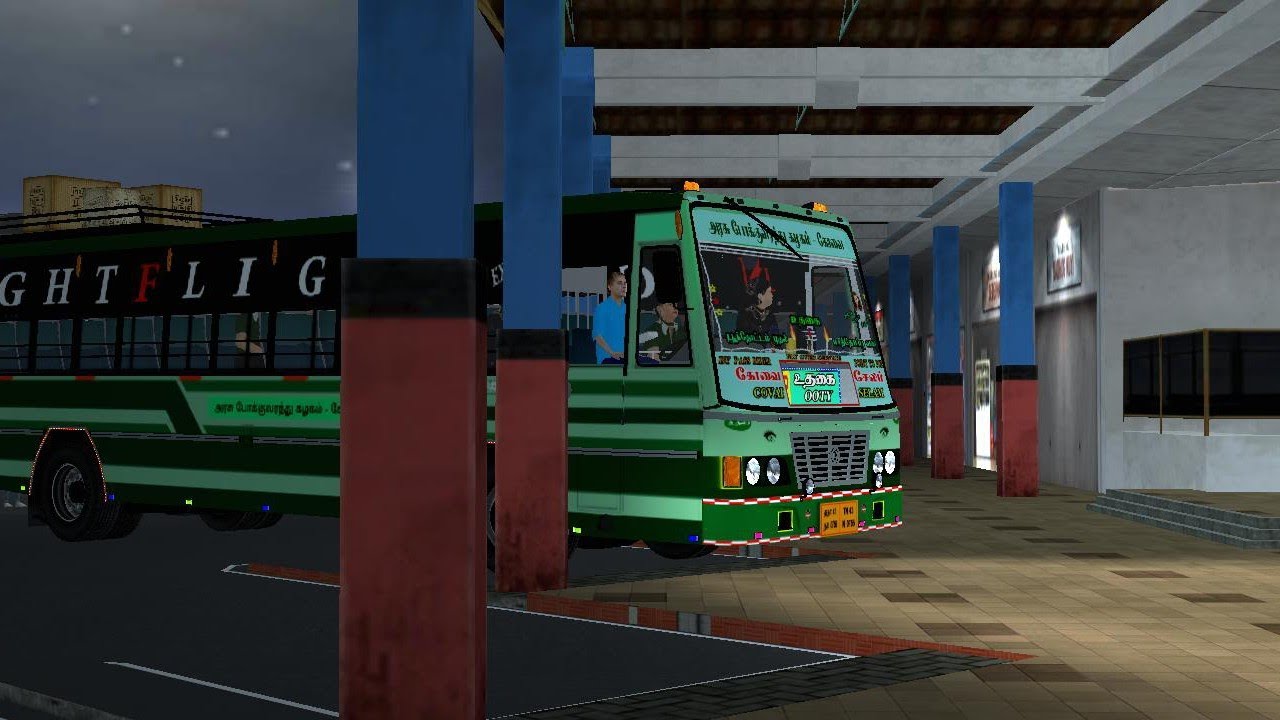 TNSTC V2 BUS mod livery covai to selam covai to selam bus livery - YouTube