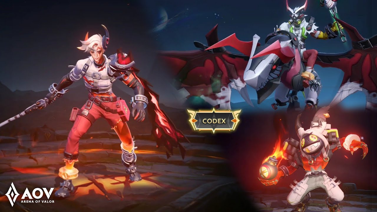 AOV NEW SKIN CODEX XENIEL PREYTA, MGANGA, MURAD | VALOR PASS 2023 ...