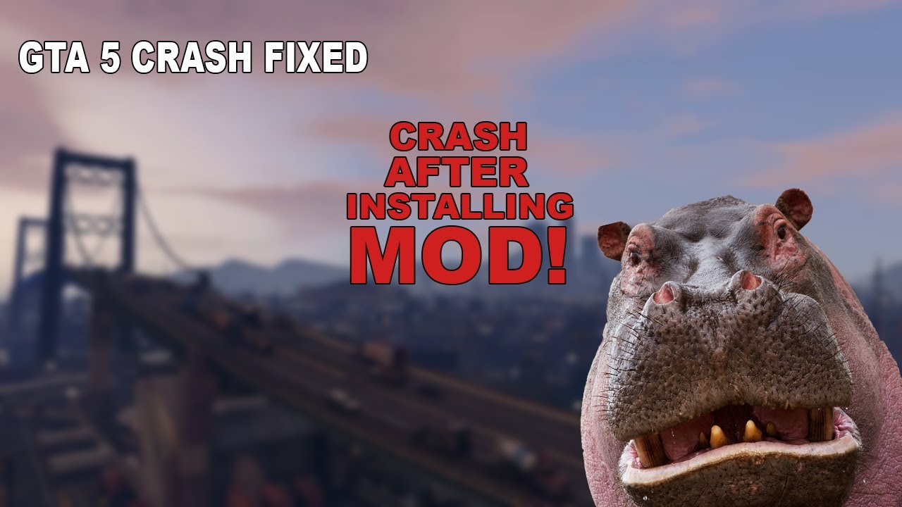 How to fix gta 5 crash problem - YouTube
