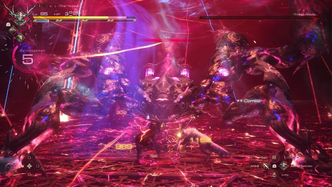 ff16 omega final phase, final fantasy mode: clear - YouTube