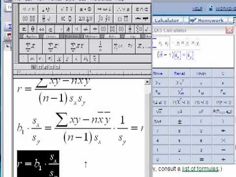 Computing the Sample Correlation Coefficient - YouTube