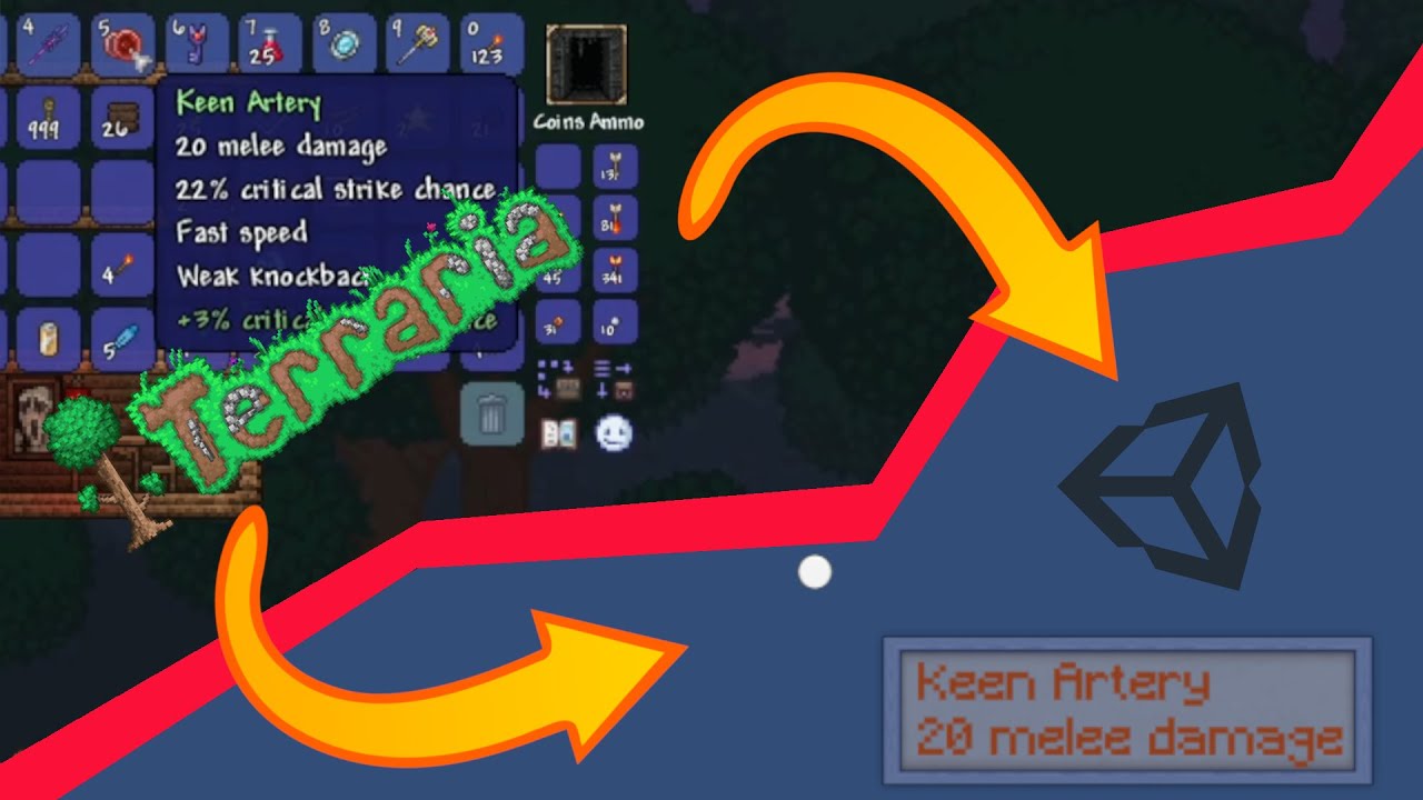 Game to Game: Terraria item hover - YouTube
