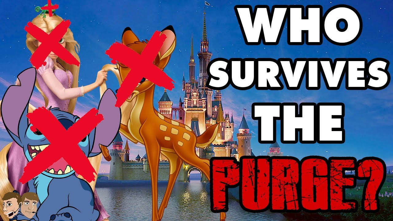 Which Disney Characters Would Survive the PURGE!? - YouTube