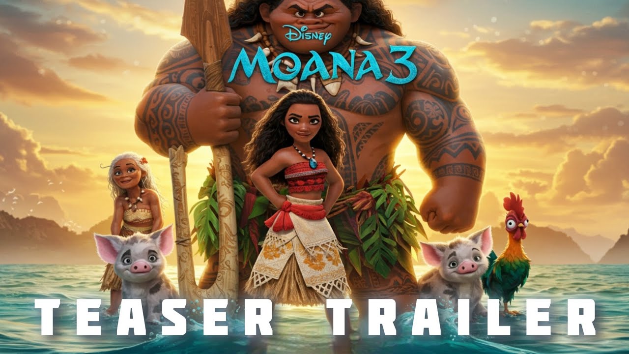 Moana 3 (2026) - First Trailer | Auli'i Cravalho, Dwayne Johnson ...