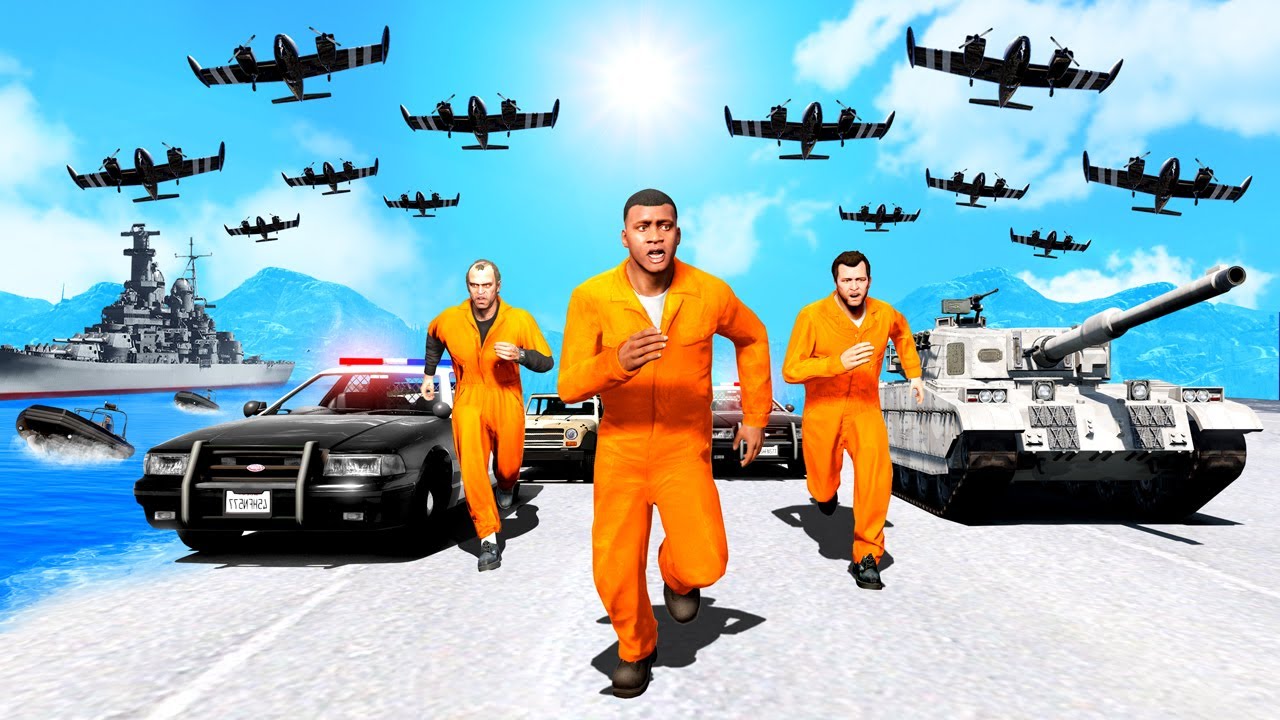 GTA 5 - 1,000,000 STAR WANTED LEVEL! (Can We Escape?) - YouTube