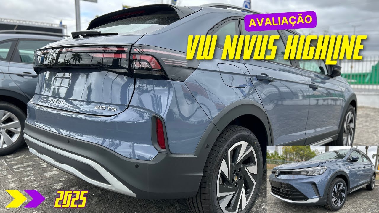 AVALIAÇÃO COMPLETA DO NOVO VW NIVUS HIGHLINE 2025 AZUL TITAN - YouTube