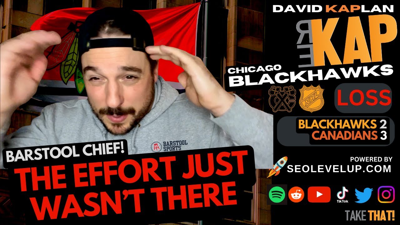 REKAP 🏒 Blackhawks 3-2 Loss to the Canadiens - Barstool Chief says the ...