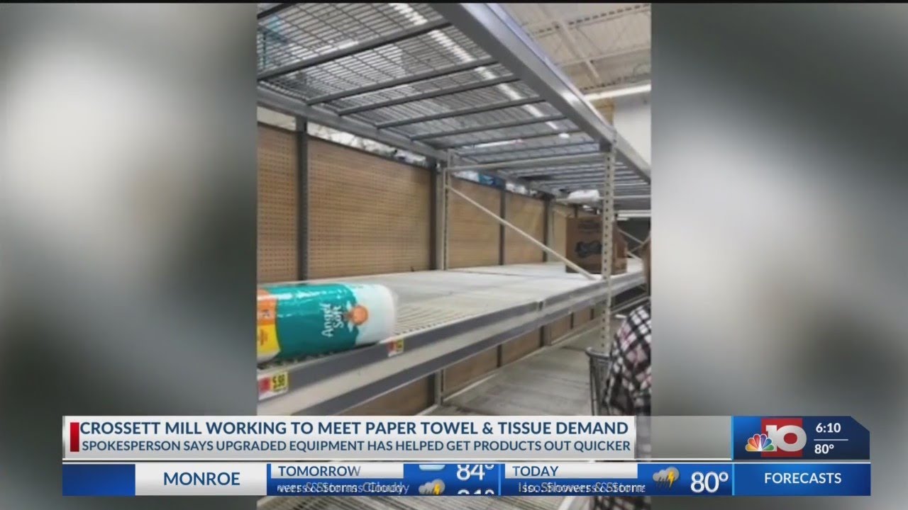 Georgia Pacific paper mill works to meet demands of their paper towel ...