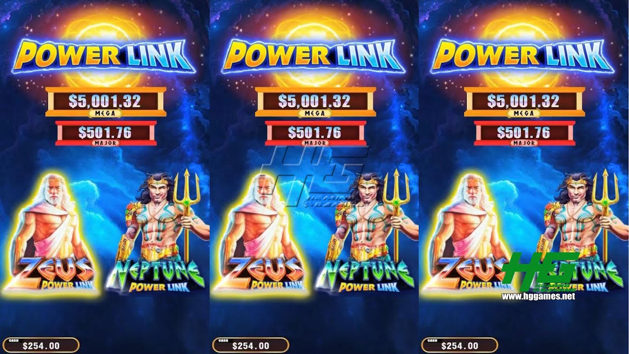 AMAZING Two Bonus Zeus Power Link & Neptune Power Link Multi Game 2 in ...