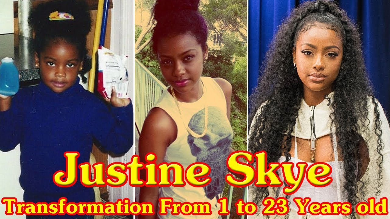 Justine Skye transformation From 1 to 23 Years old - YouTube