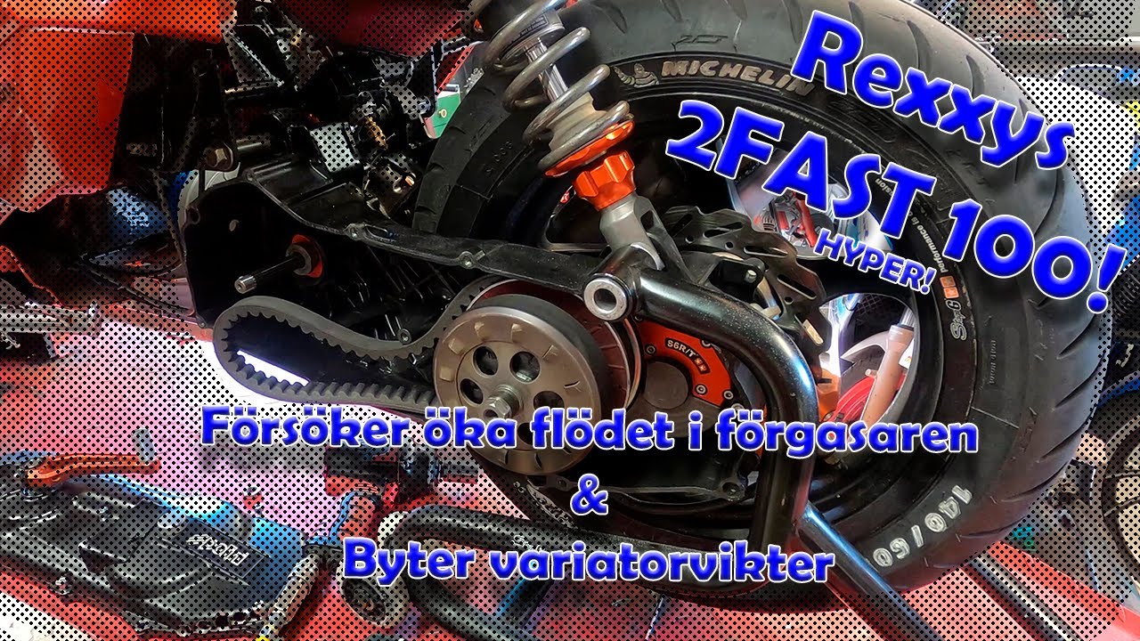 Rexxys 2FAST 100cc Aerox - BYGGSERIE - DEL 26 - FÖRSÖKER ÖKA FLÖDET I ...