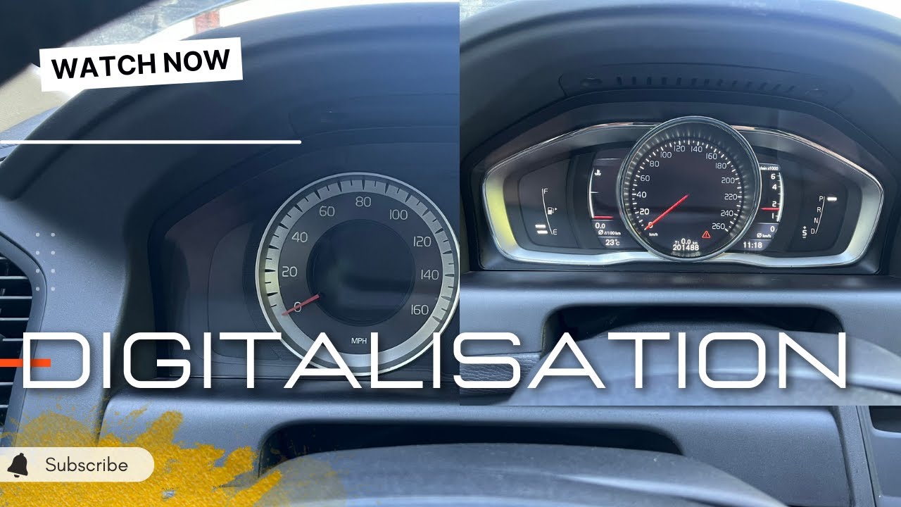 Project Volvo XC60 T6 - digital display installation - YouTube