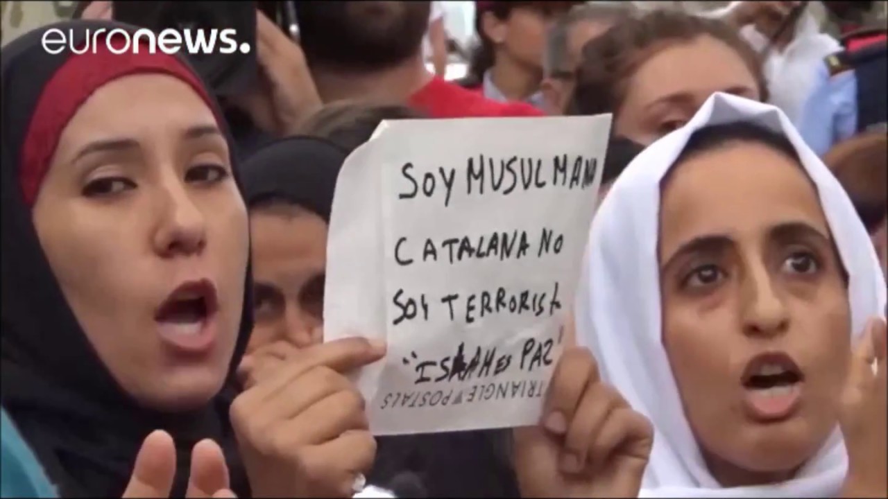 Spanish Muslims Speaking Out after Barcelona's attack. # ...