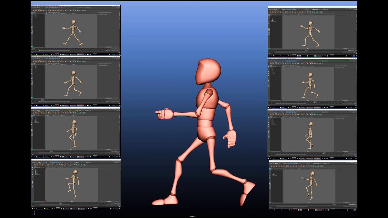 3 Walk Cycle Poses - YouTube