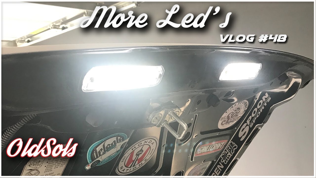 Honda Del Sol - OldSols Vlog 48 - More LED's - YouTube