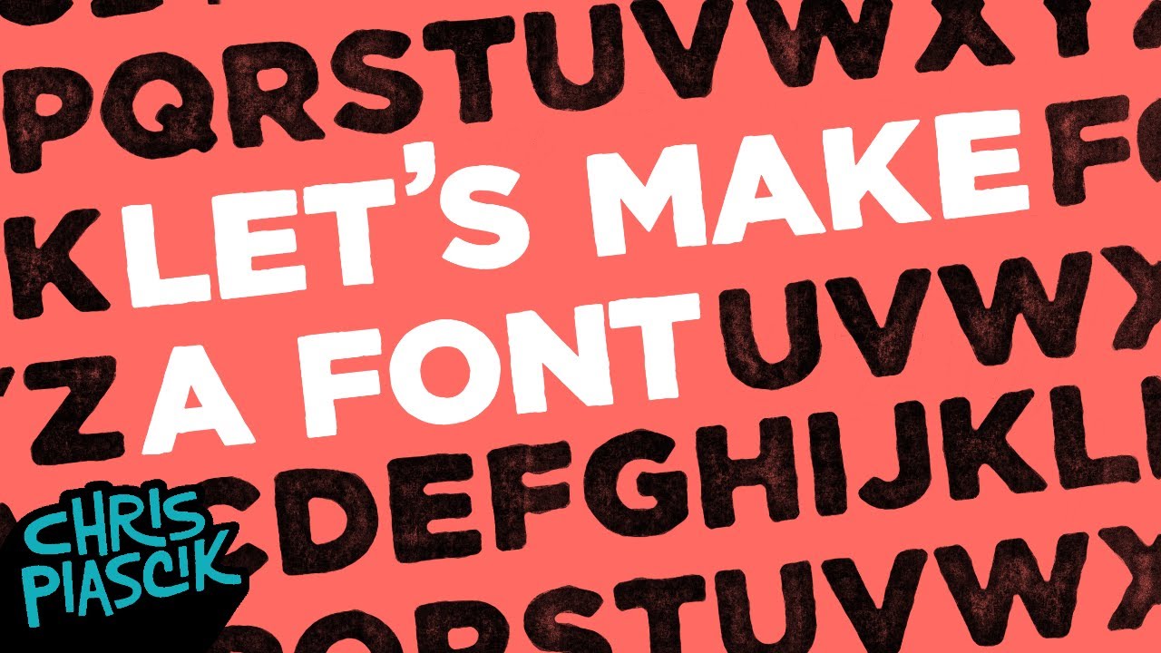 Wait, it’s this easy to make a font?? - YouTube