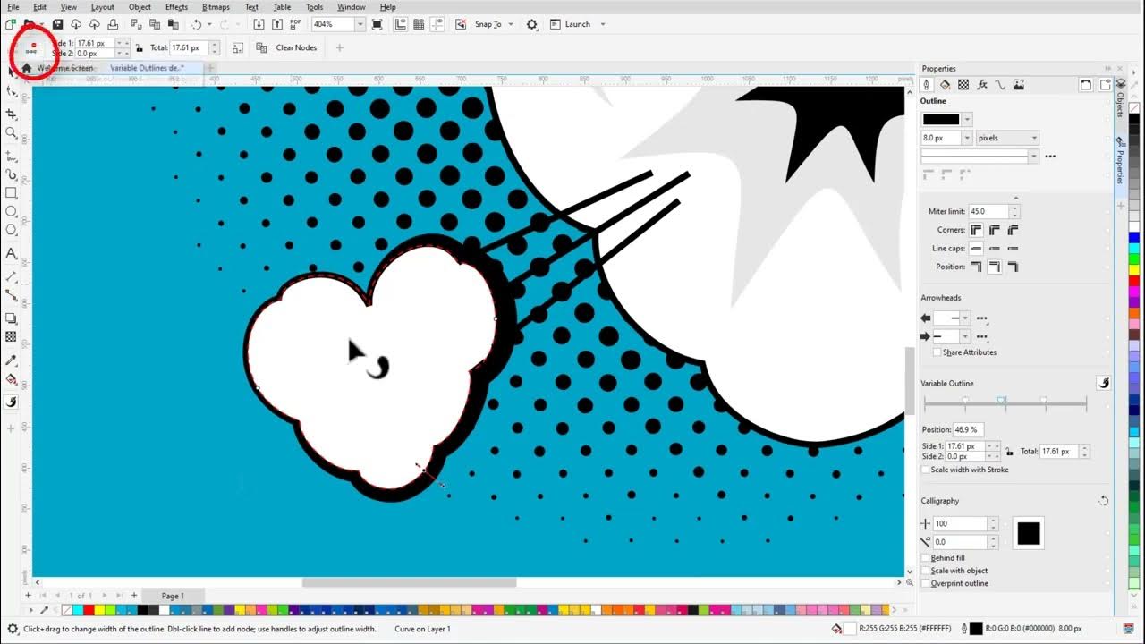 Learn how to create variable width outlines Windows - YouTube