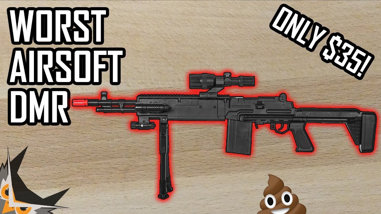 WORST Airsoft DMR | UKARMS P1114 - YouTube
