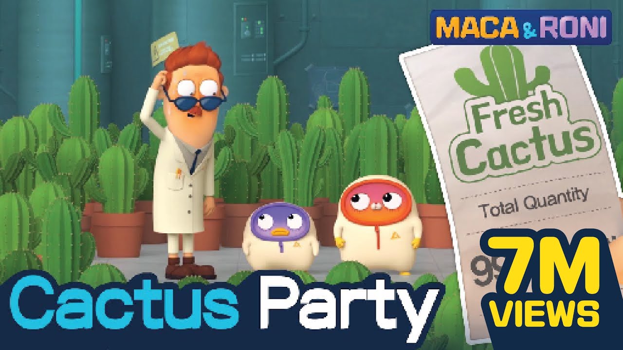 [MACA&RONI] Cactus Party | Macaandroni Channel | Cute and Funny Cartoon ...