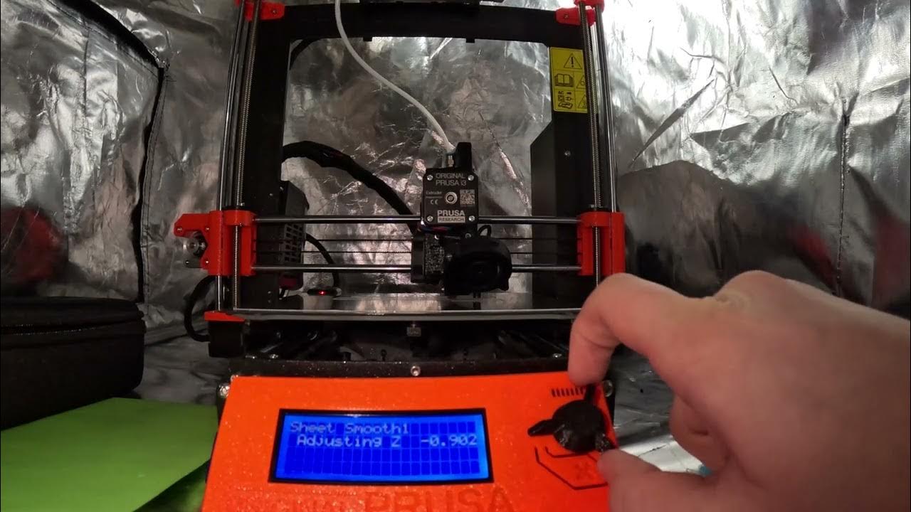 Prusa i3 MK3S+ First Layer Calibration - YouTube