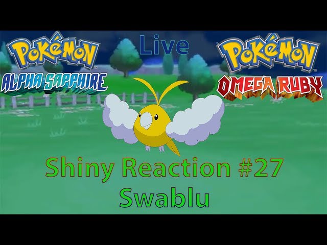 Shiny Swablu Pokemon X