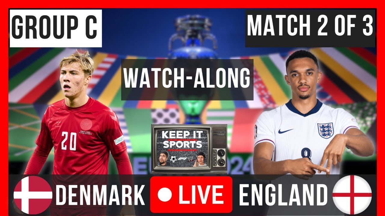 LIVE DENMARK VS ENGLAND GROUP C MATCH 2 OF 3 - YouTube