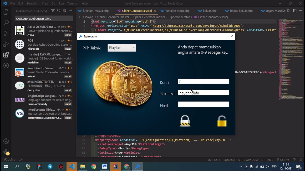 Caesar Cipher, Vigenere Cipher, Affine Chiper, Hill Cipher - YouTube