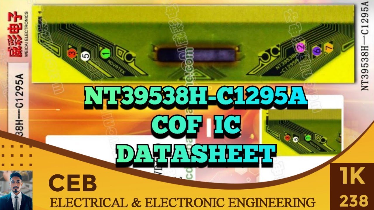 NT39538H-C1295A Panel Cof ic datasheet | NT39538H-C1295A COF / TAB ...