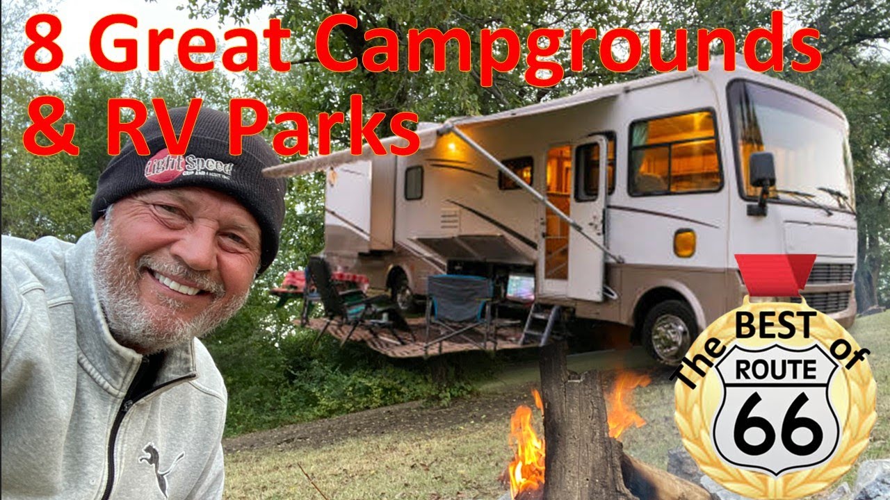 8 Great ROUTE 66 Campgrounds & RV Parks - Missouri & Oklahoma - YouTube