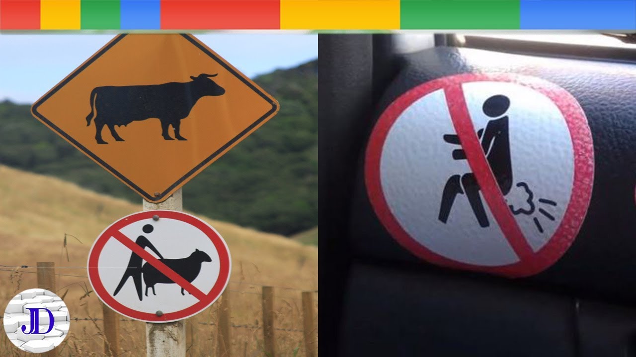 Most Hilarious and Funniest Warning & Safety Signs you Ever Seen - YouTube