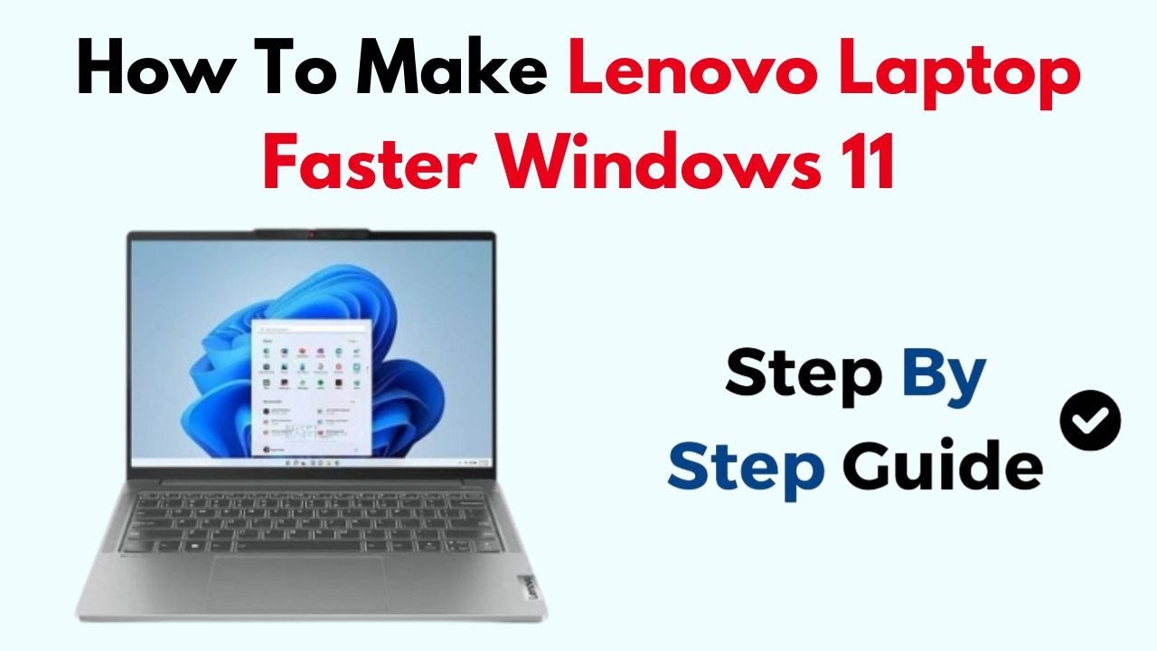 How To Make Lenovo Laptop Faster Windows 11 - YouTube