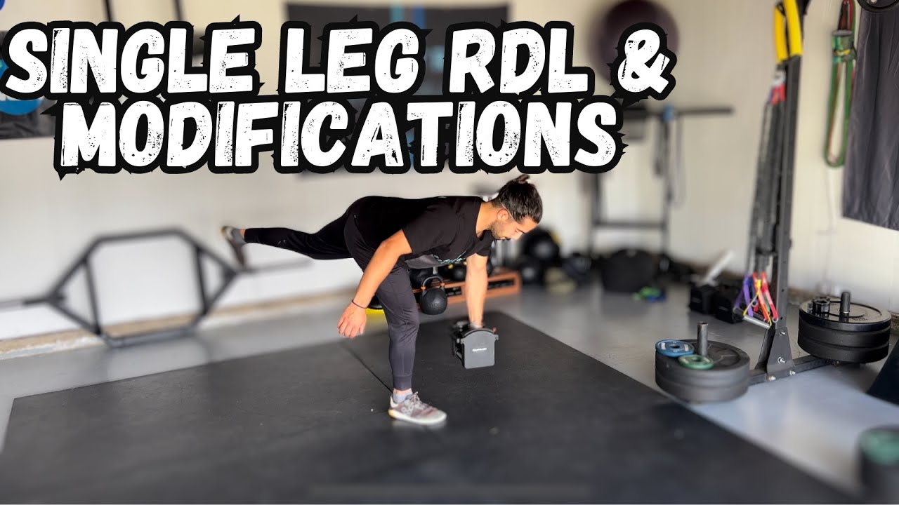 Single Leg RDL & Modifications Demo - YouTube