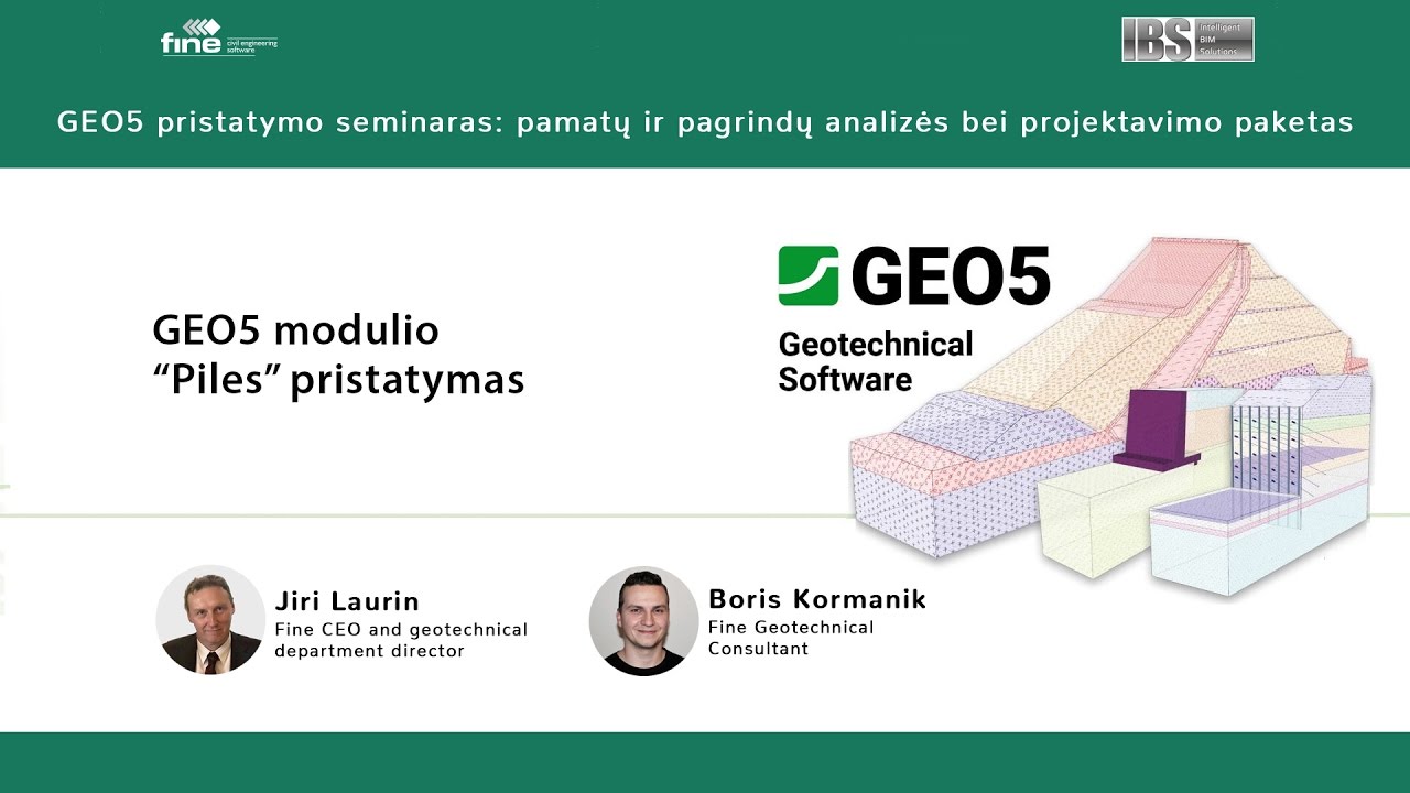 Presentation of GEO5 module "Piles" - YouTube