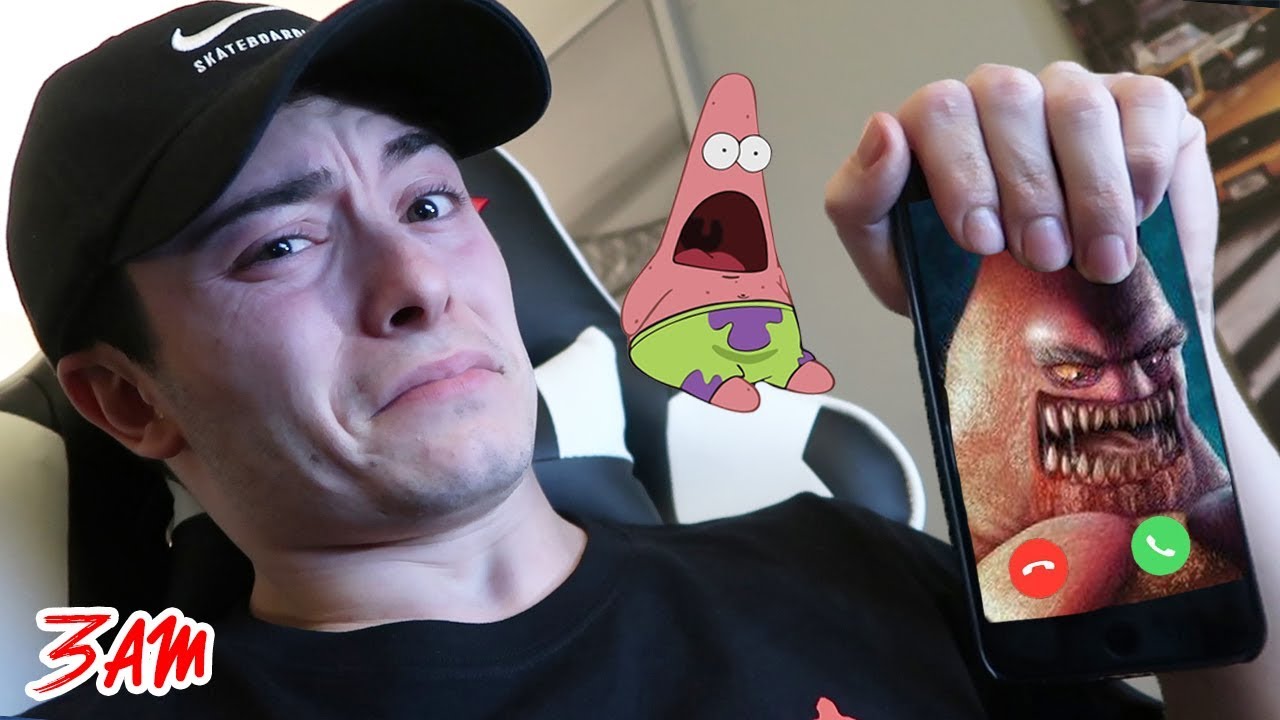CALLING PATRICK FROM SPONGEBOB ON FACETIME AT 3 AM!! | DO NOT FACETIME ...