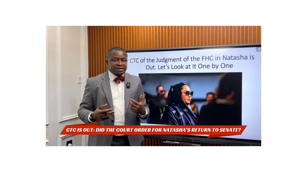 I have seen the CTC. Did the Court order for the Return of Natasha to ...