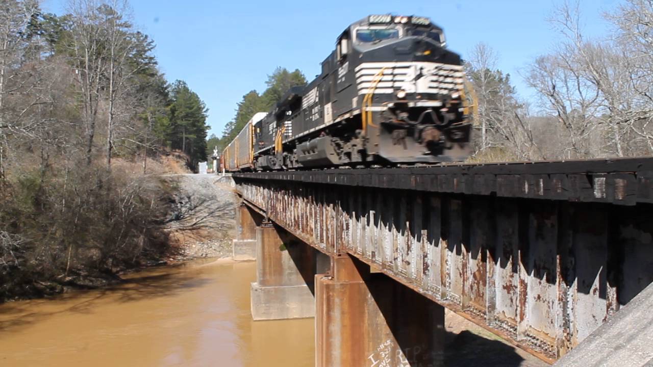 NS 290 crossing the Tallapoosa River - YouTube