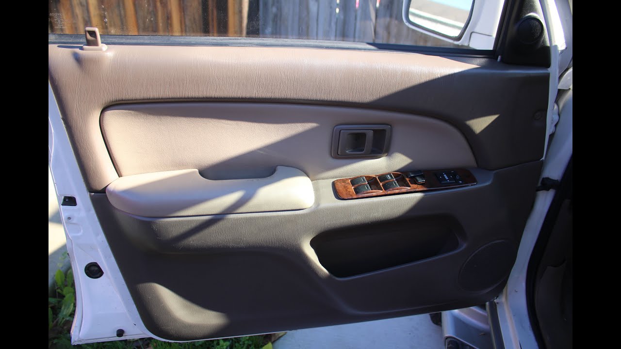 How to remove 3rd gen 4runner Door Panel. Repairing Broken Handle - YouTube